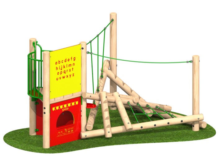 Clamber Stack Midi with Deck | Play and Leisure