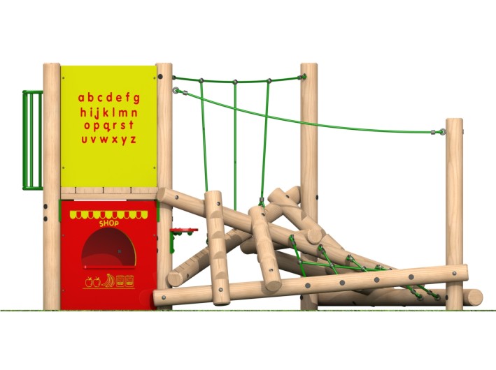 Clamber Stack Midi with Deck | Play and Leisure