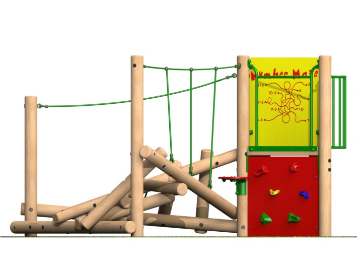 Clamber Stack Midi with Deck | Play and Leisure