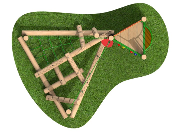 Clamber Stack Midi with Deck | Play and Leisure